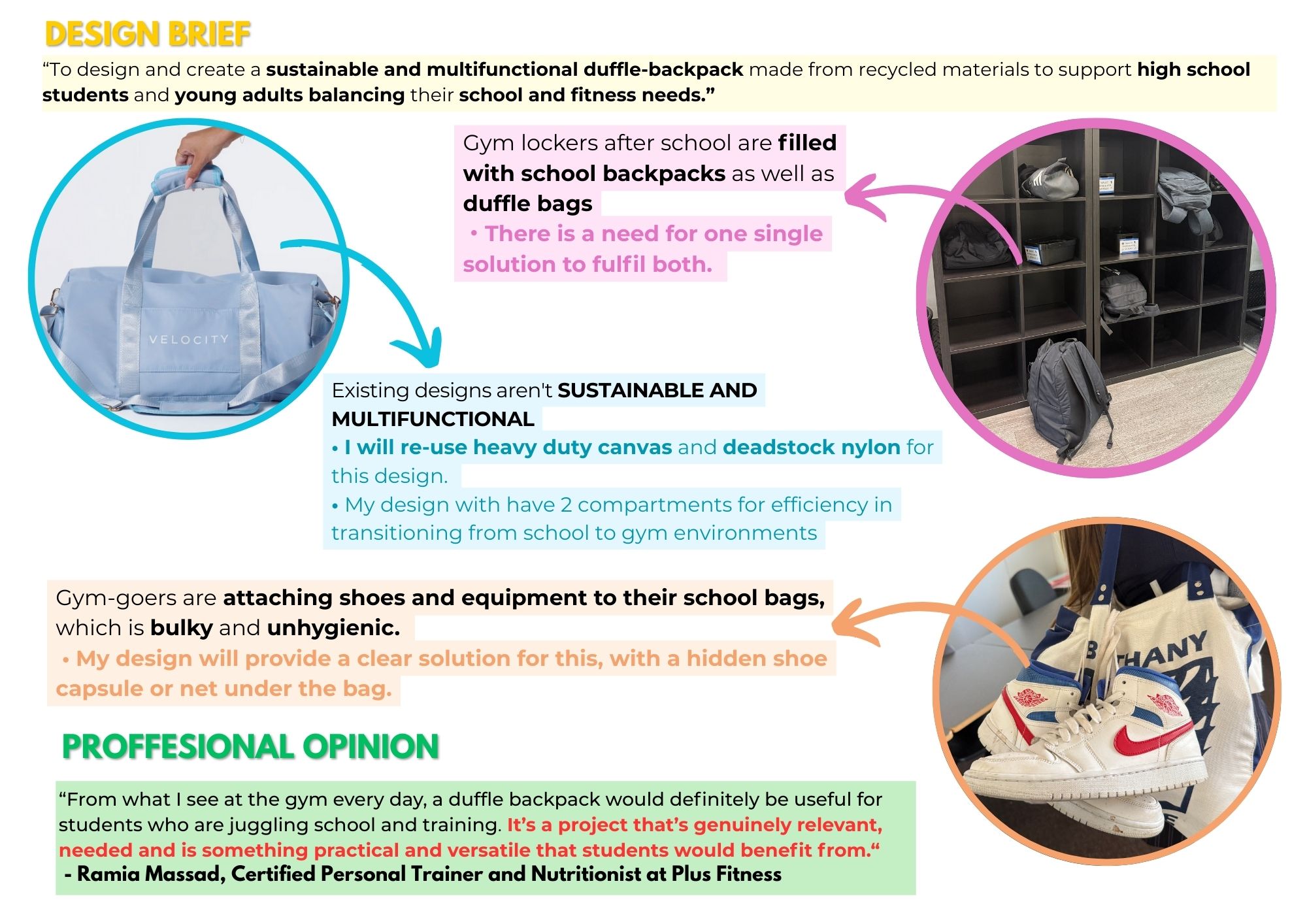 Multifuncional & Sustainable Modular Duffle-Backpack